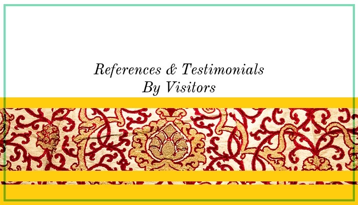 References Testimonials – Not To Miss Moments